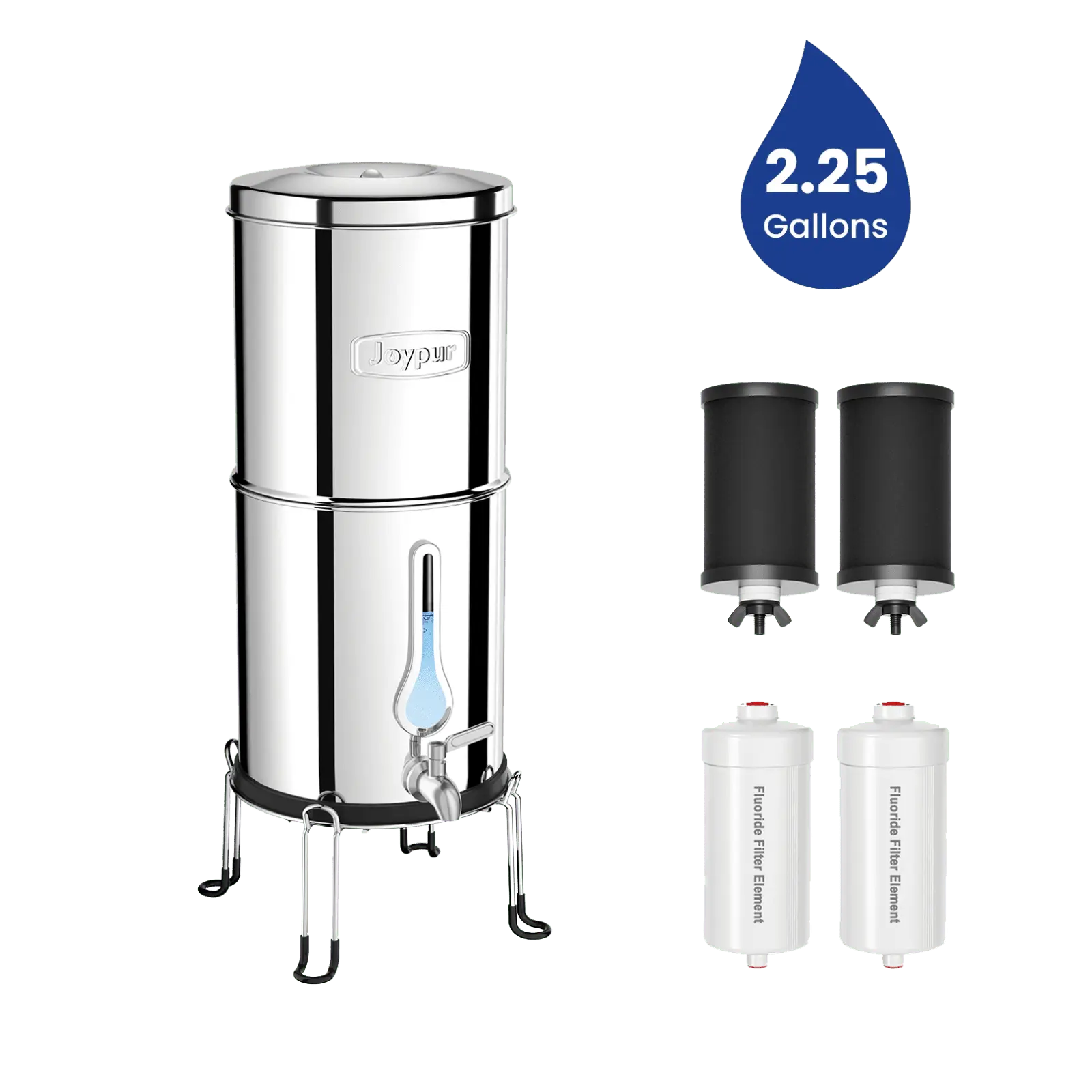Authorized - Joypur® 2.25 Gallons Gravity Water Filter System - Waterd ...